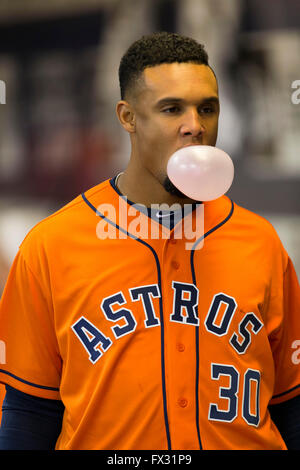 Carlos Gomez of the Houston Astros during an MLB baseball game between ...