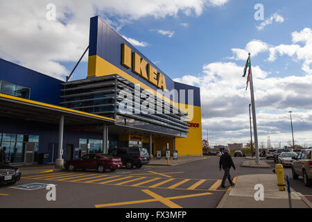 The IKEA furniture store in Vaughan, Ont., on Oct. 18, 2015 Stock Photo ...