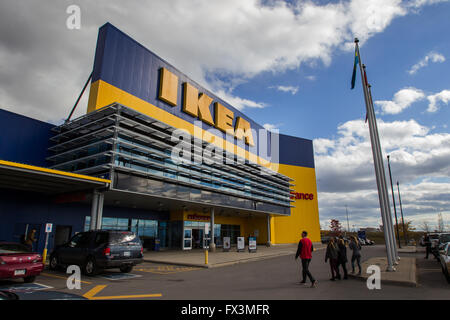 The IKEA furniture store in Vaughan, Ont., on Oct. 18, 2015 Stock Photo ...