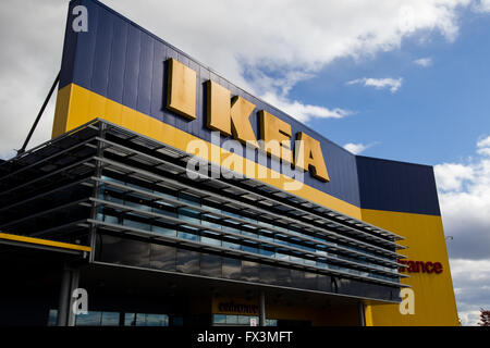 The IKEA furniture store in Vaughan, Ont., on Oct. 18, 2015 Stock Photo ...