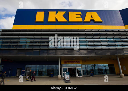 The IKEA furniture store in Vaughan, Ont., on Oct. 18, 2015 Stock Photo ...