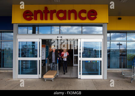 The IKEA furniture store in Vaughan, Ont., on Oct. 18, 2015 Stock Photo ...