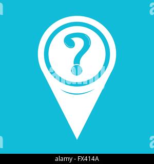 Map Pin Pointer Question mark icon Stock Vector Image & Art - Alamy