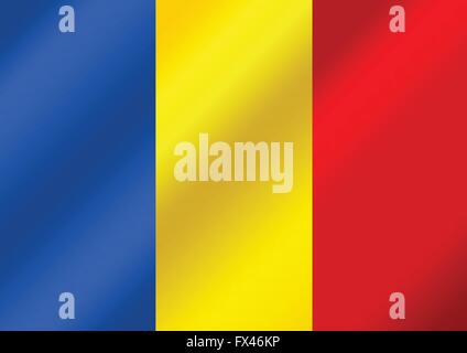 National flag of Romania themes idea design Stock Vector Image & Art ...