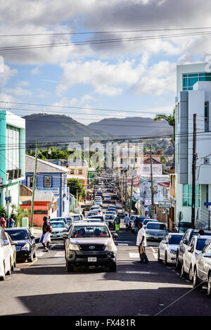 Temple Street, St John's, Antigua, Antigua and Barbuda, Lesser Antilles ...