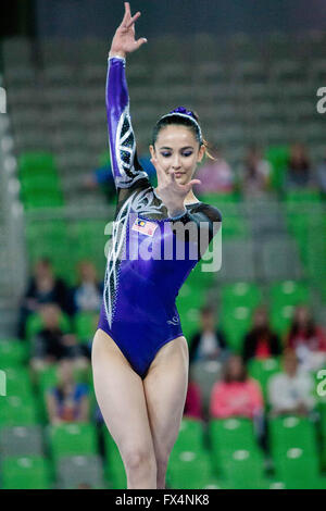 Farah Ann Abdul Hadi of Malaysia during the competition of the final ...