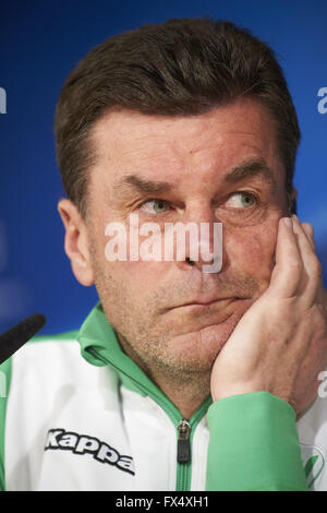 Coach Dieter Hecking (Wolfsburg) Wolfsburg, April 11, 2026, Football ...
