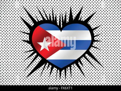 Cuba flag themes idea design Stock Vector Image & Art - Alamy
