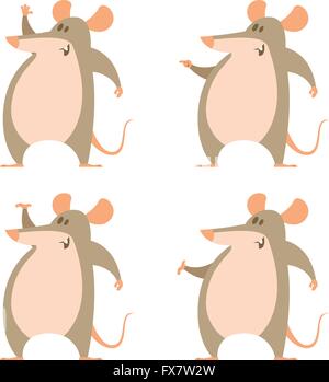 Cartoon mouse waving hand Stock Vector Image & Art - Alamy