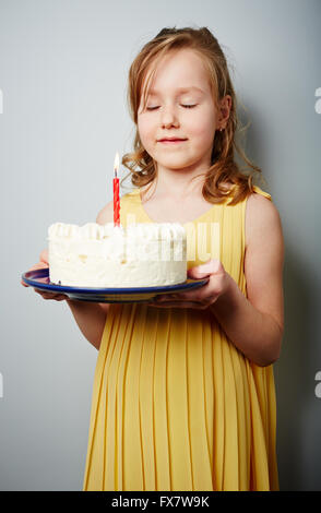 Making a Wish Stock Photo - Alamy