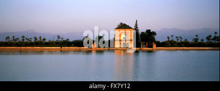morocco marrakech panoramic of the menara Stock Photo - Alamy