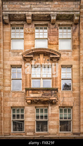 Traditional red sandstone tenements in Glasgow, Scotland, UK Stock ...