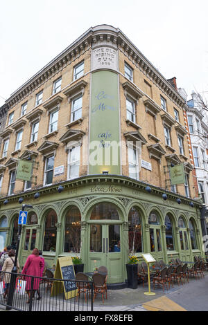 Coco Momo all day cafe and bar with outside seating on Marleybone High ...