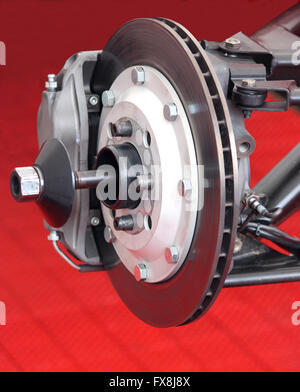 A Racing Car Brake Disc and Calliper Stock Photo - Alamy