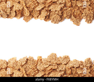 Whole grain cereal flakes composition Stock Photo - Alamy