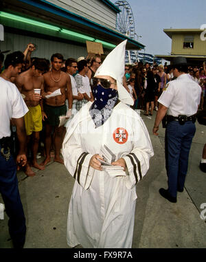 Ocean City, Maryland, USA, 4th July, 1992 KKK rally and march on the ...
