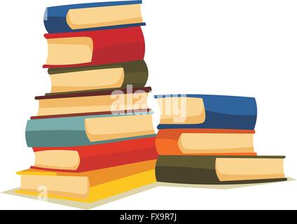 pile of books Stock Vector Image & Art - Alamy