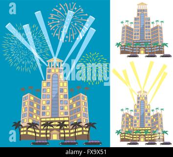Luxury resort isolated cartoon vector illustrations se Stock Vector ...
