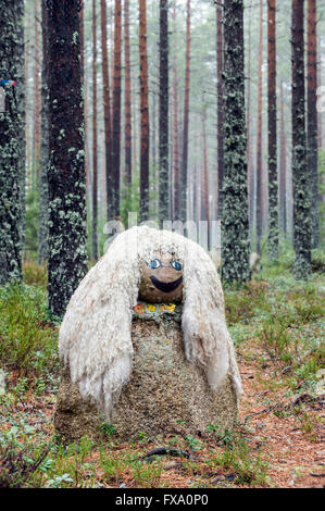 Troll in Swedish forest Stock Photo - Alamy