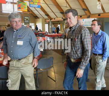 Elmdale, Kansas, USA, 2nd September, 2015 Kansas Governor Sam Brownback ...