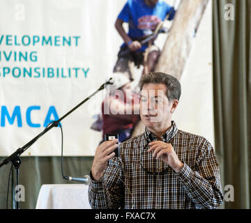 Elmdale, Kansas, USA, 2nd September, 2015 Kansas Governor Sam Brownback ...