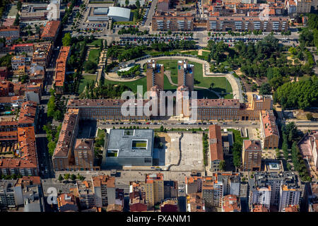 Aerial view, Girona, Costa Brava, Catalonia, Spain, Europe, Aerial view ...