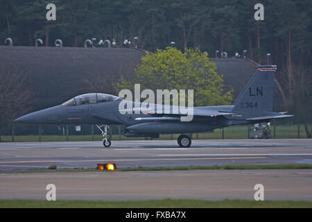 F-15E Eagle 494th FS 48th FW USAFE Stock Photo - Alamy