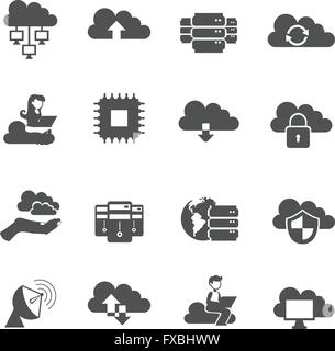 monitor computer with cloud computing Stock Vector Image & Art - Alamy
