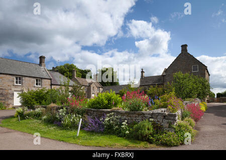 Cambo Village Northumberland Stock Photo - Alamy