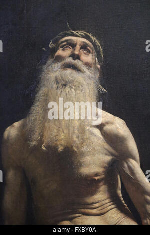 Leon Bonnat (1833-1922), French artist at the age of 28. Date: circa ...