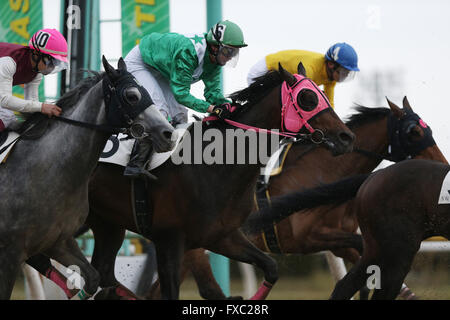 Funabashi, Chiba, Japan. 13th Apr, 2016. Nanako Fujita Horse Racing ...