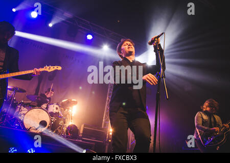 Manchester, UK. 14th April, 2016. English five-piece band from Essex ...