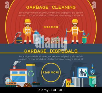 Horizontal banner with dump truck. Vector Stock Vector Image & Art - Alamy