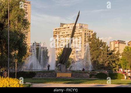 Bicentenary Fountain Santiago do Chile Stock Photo - Alamy