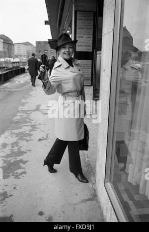 Deutsche Sängerin und Schauspielerin Rut Rex, Deutschland 1960er Jahre ...