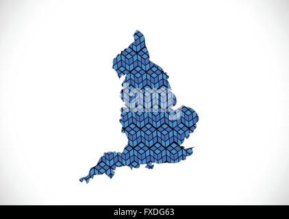 map of England Decorative idea design Stock Vector Image & Art - Alamy