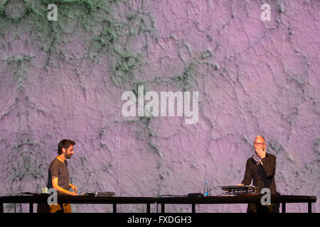 Arovane (German electronic music artist Uwe Zahn) in concert in Prague ...