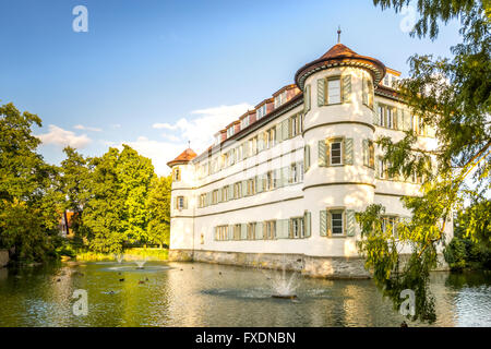 water castle Bad Rappenau, Germany, at night Stock Photo - Alamy