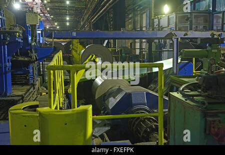Steel Coil Processing Machine Equipment Stock Photo - Alamy