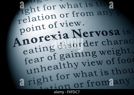 Fake Dictionary, Dictionary definition of the word anorexia nervosa ...