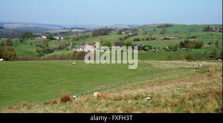 The Cheviot Hills near Bellingham, Northumberland, England UK Stock ...