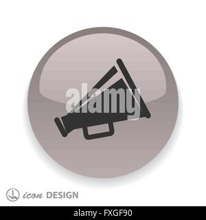 Pictograph of megaphone Stock Vector Image & Art - Alamy