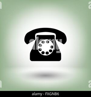 Pictograph of phone. Vector concept illustration for design. Eps 10 ...