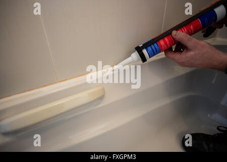 Man using pest control injection Stock Photo - Alamy