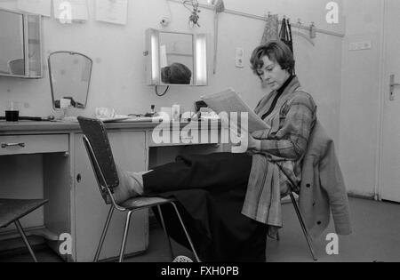 Deutsche Schauspielerin Doris Schade, Deutschland 1970er Jahre. German ...