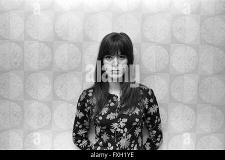 Sängerin Susan Aviles in München, Deutschland 1970er Jahre. Singer ...