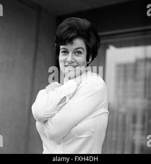 Deutsche Schauspielerin Dagmar Hank, Deutschland 1960er Jahre. German ...