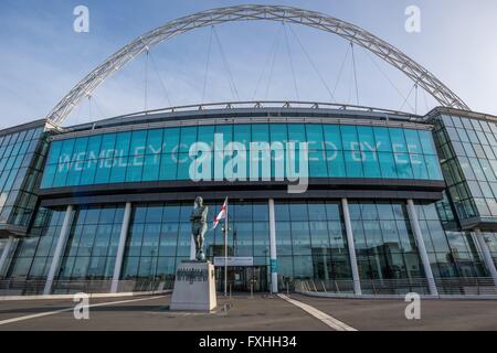 The entrance to Wembley stadium Stock Photo - Alamy