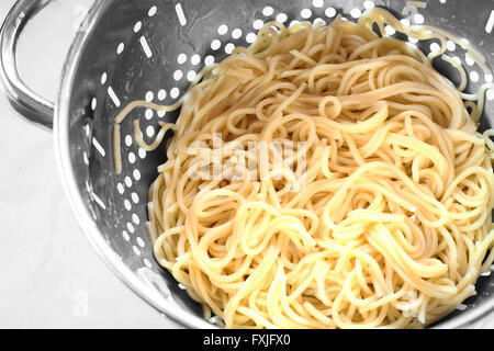 Straining the pasta Stock Photo: 39564541 - Alamy