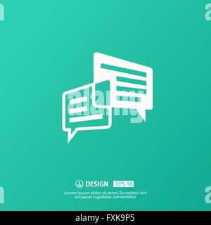 Pictograph of message or chat Stock Vector Image & Art - Alamy